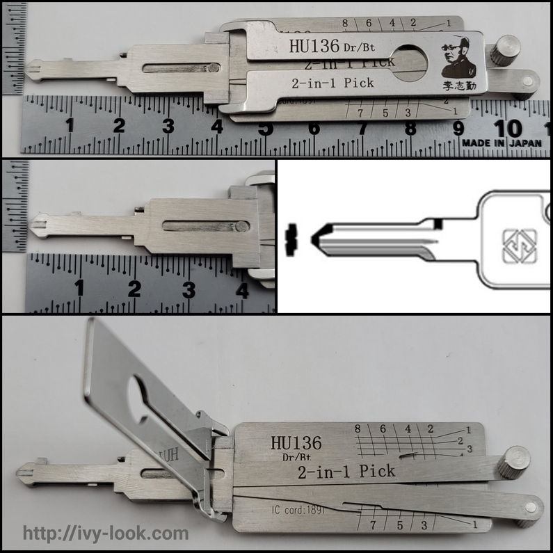 SMART、LISHI 2in1 ピック＆デコーダー 外車 - ivylook 鍵屋さん、ロードサービスさん応援サイト