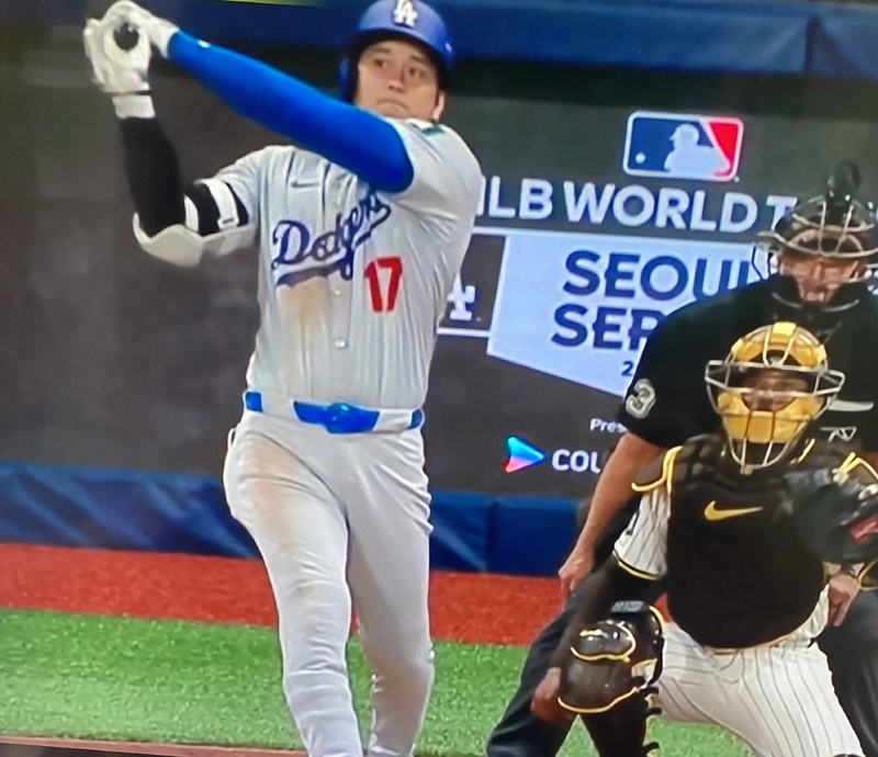 MLB2024開幕 大谷翔平選手ヒット、盗塁と活躍